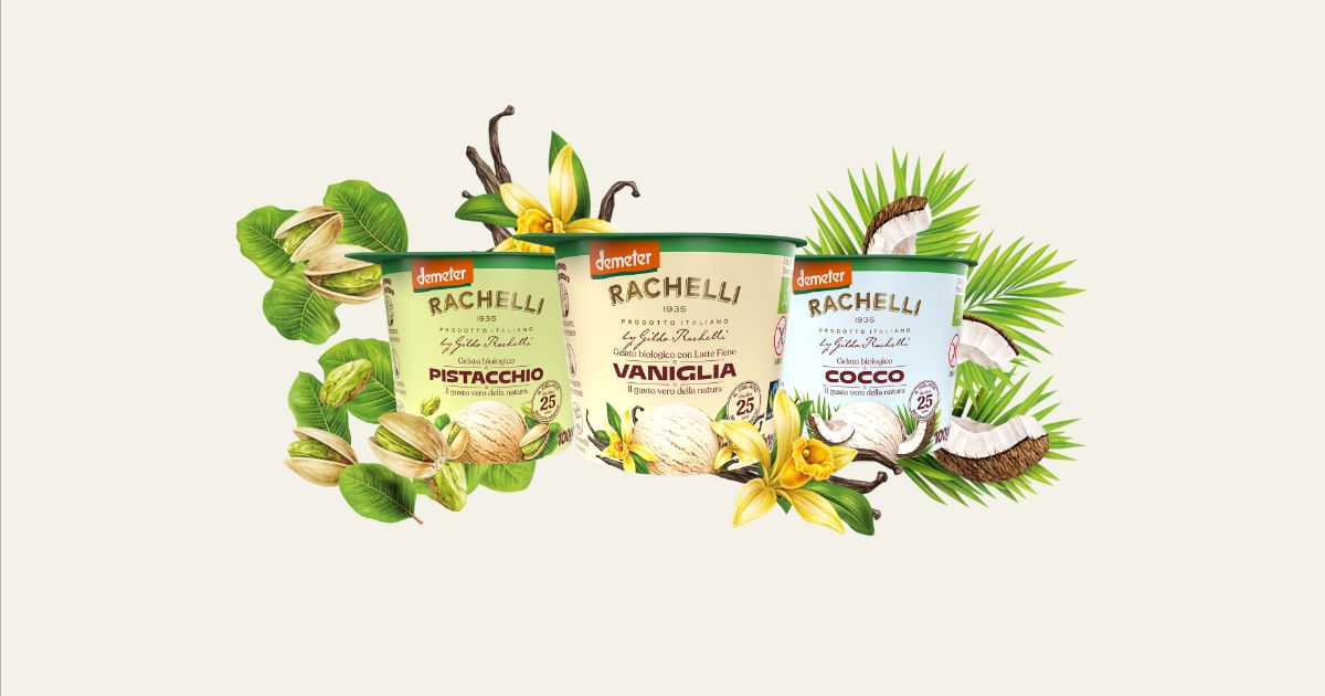 I gelati biodinamici e biologici | Rachelli