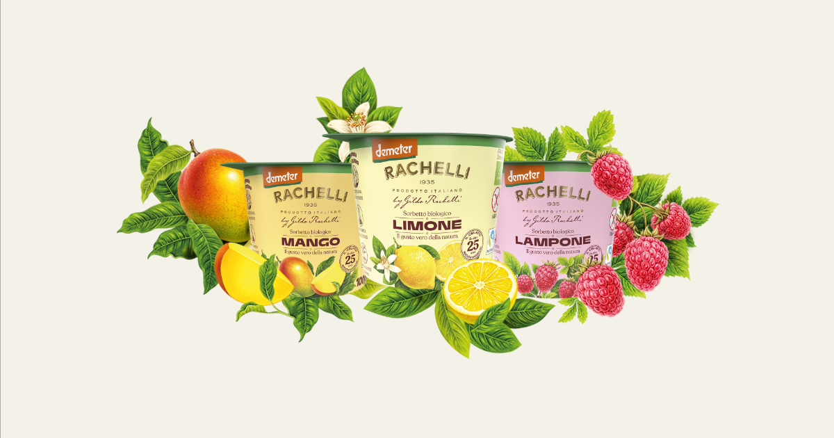 I sorbetti biodinamici e biologici | Rachelli